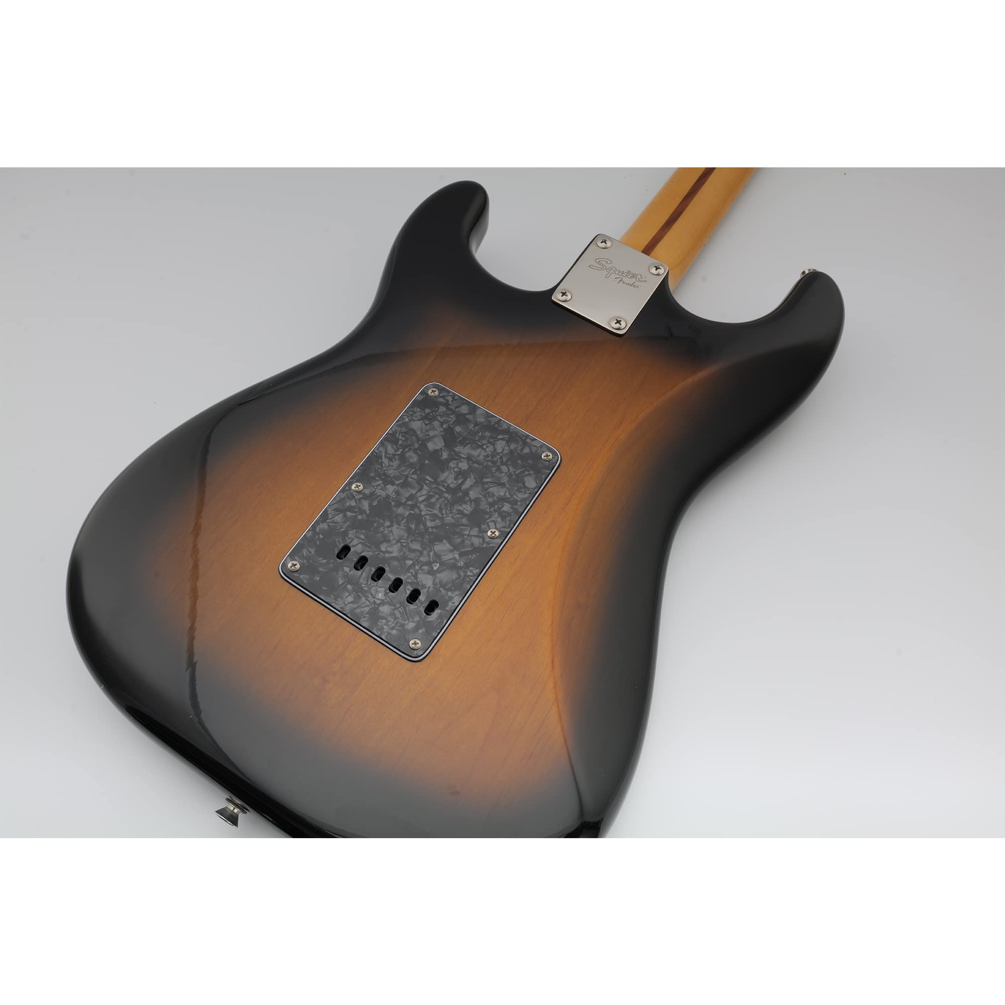 6 Hole Tremolo Cavity Cover Black Black Guitar Back Plate - 6 Hole ...