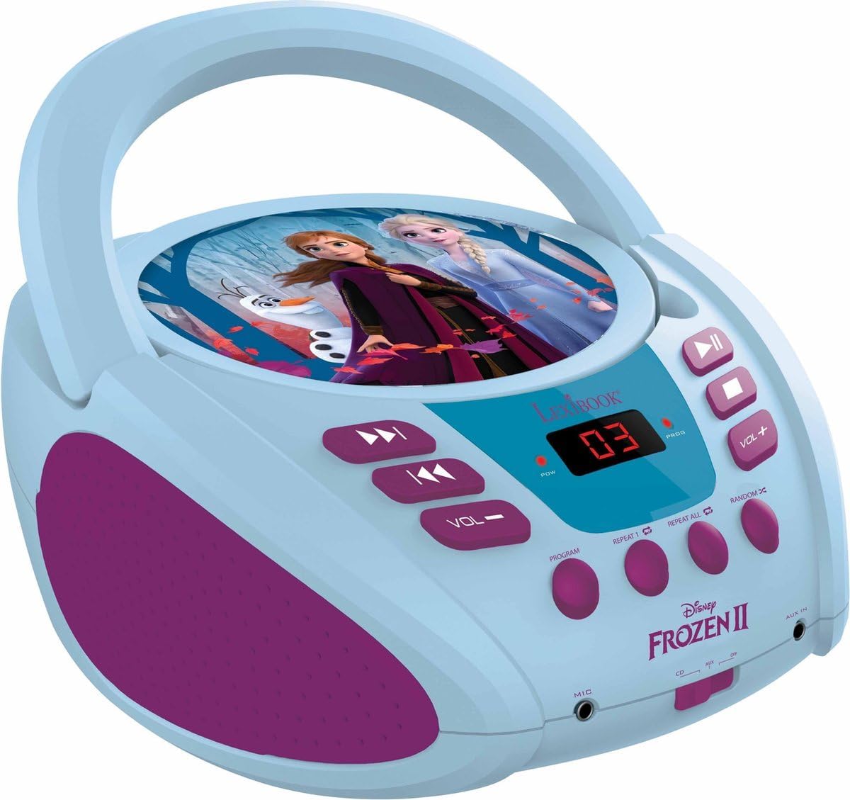 Lexibook Disney Frozen Frozen Elsa Radio-CD-Player, Line-In-Eingang ...