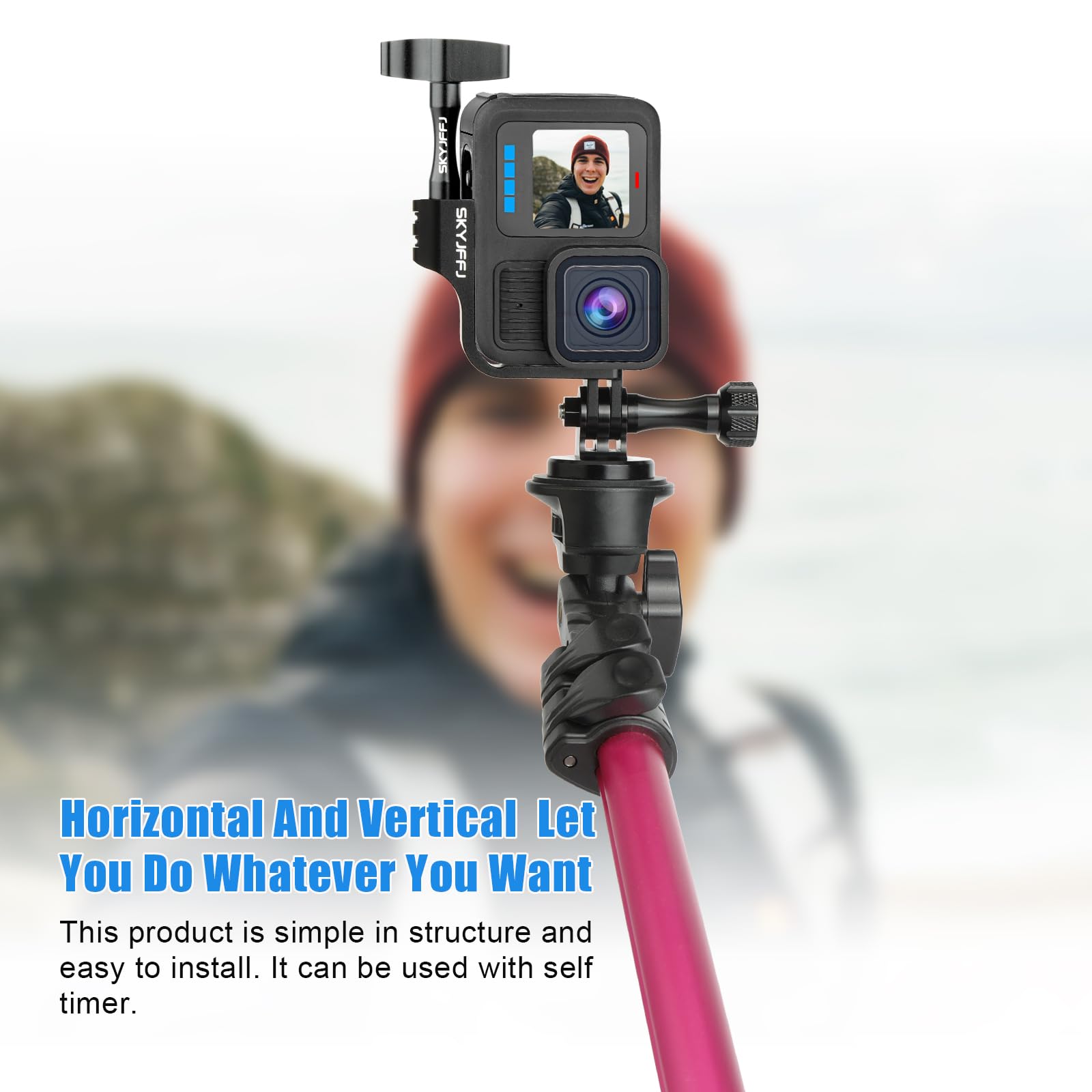 Leather Gore-tex Boots 90 Degree Aluminum Vertical Bracket For GoPro ...