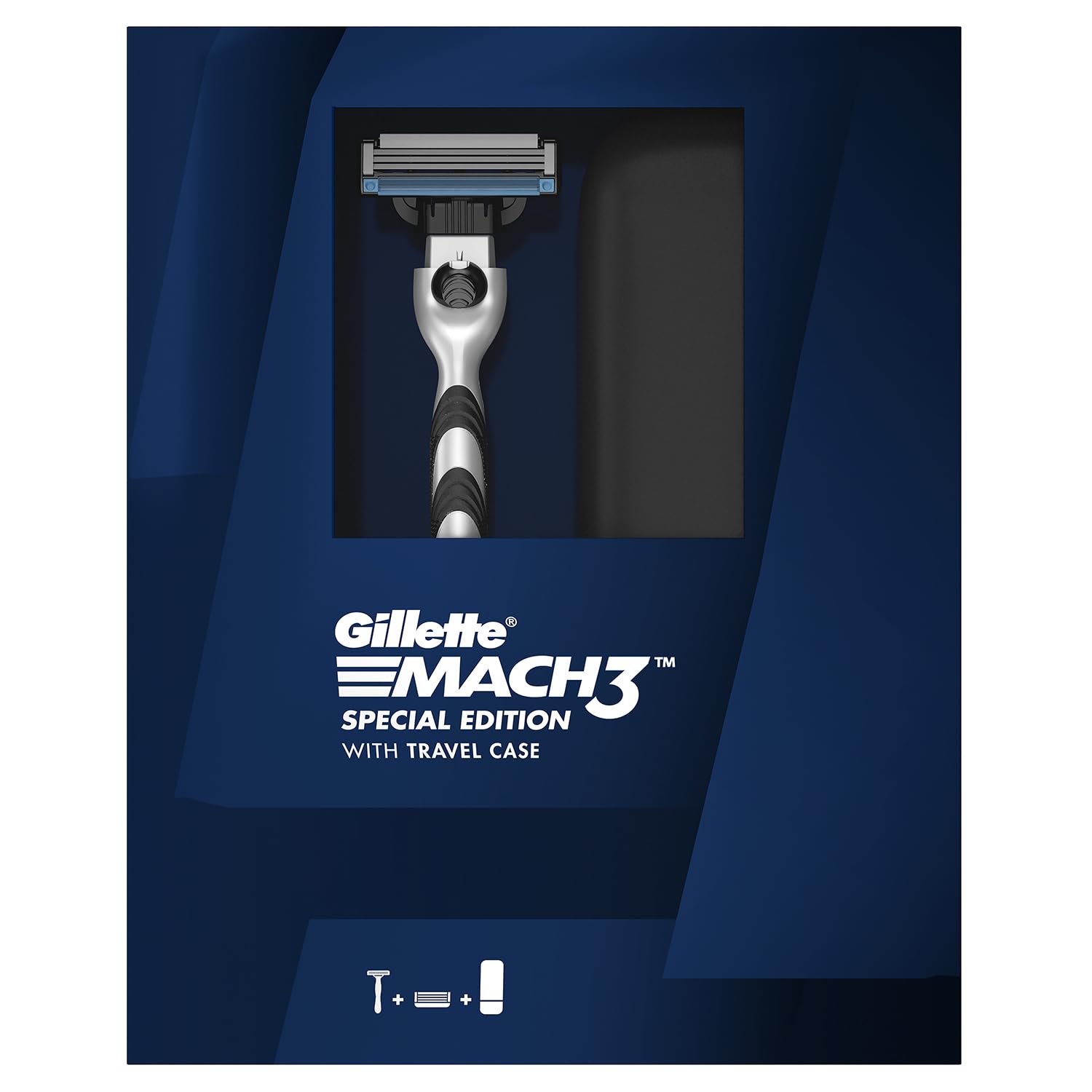 Gillette Mach3 Limited Edition Premium Gift Pack | 1 Mach3 Manual Men ...