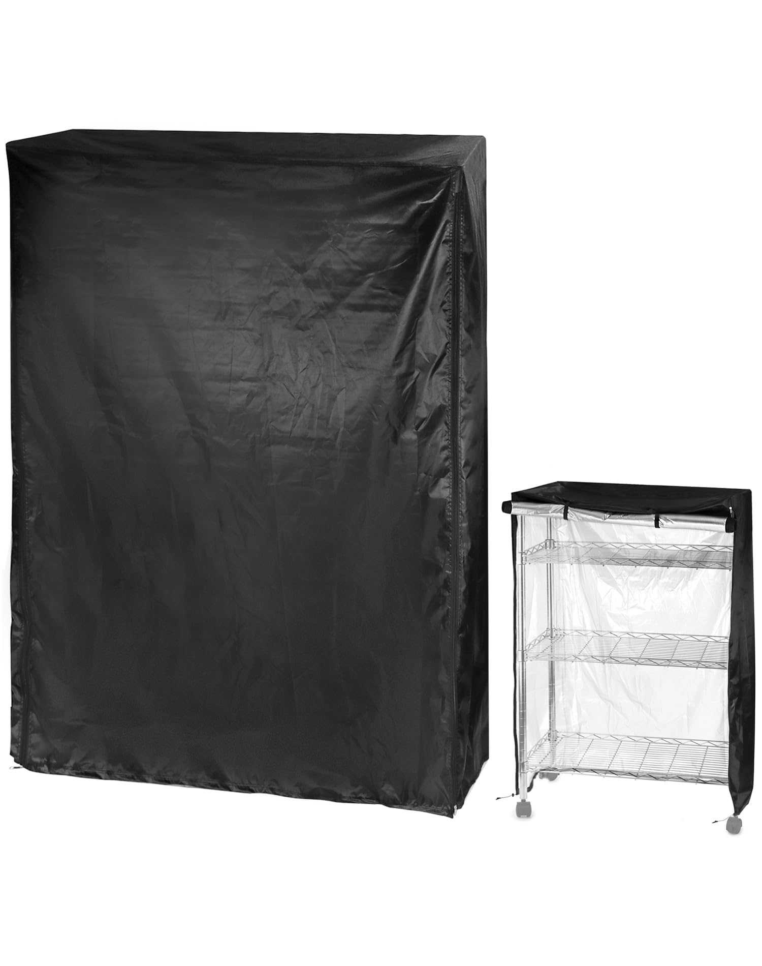 Amazon.com: QWORK Storage Shelving Unit Cover, Wire Rack Cover for ...