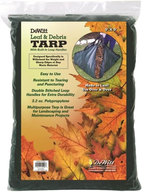 Dewitt Leaftarp9x9-12 Leaf and Debris Tarp, 9 Feet X 9 Feet - Amazon.com