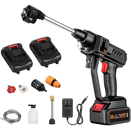 Amazon.com : SCHTUMPA Cordless Pressure Washer, Portable Power Washer ...