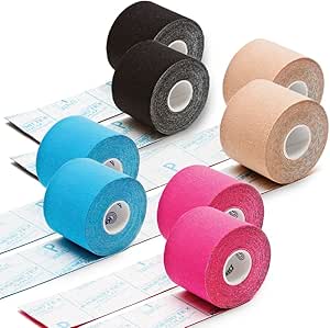 Amazon.com: Kinesio Taping - Elastic Therapeutic Athletic Tape Tex Gold FP Bundle - 2 Each of ...