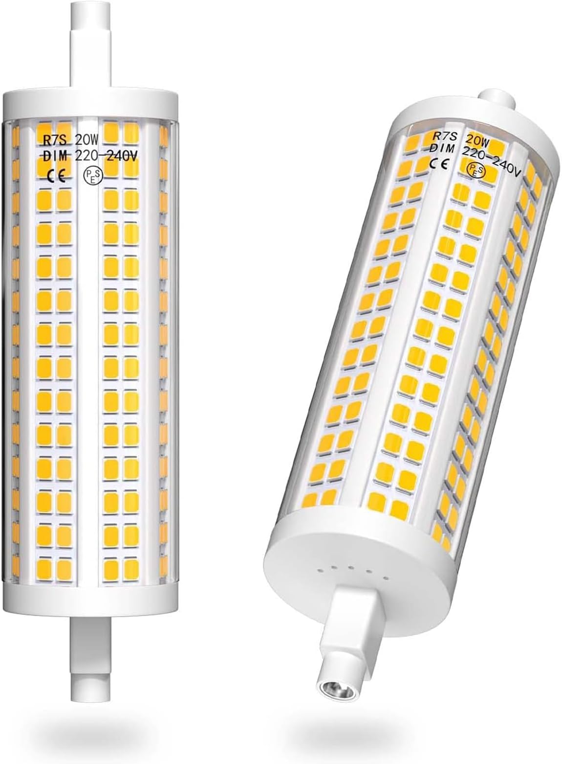 Bonlux R7S LED Bulb 118mm Dimmable 20W Cool White 6000K, 240V J118 ...