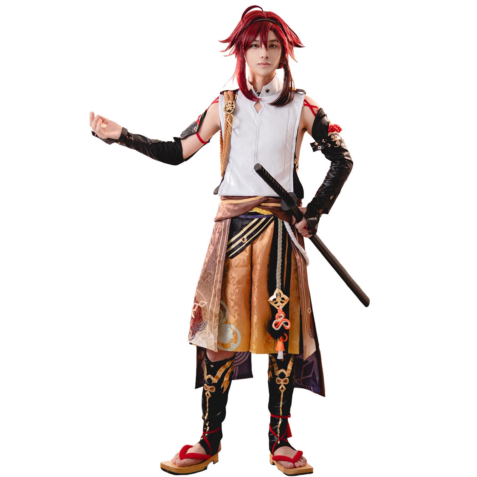 Amazon.com: CR ROLECOS Shikanoin Heizou Cosplay Genshin Men's Heizou ...