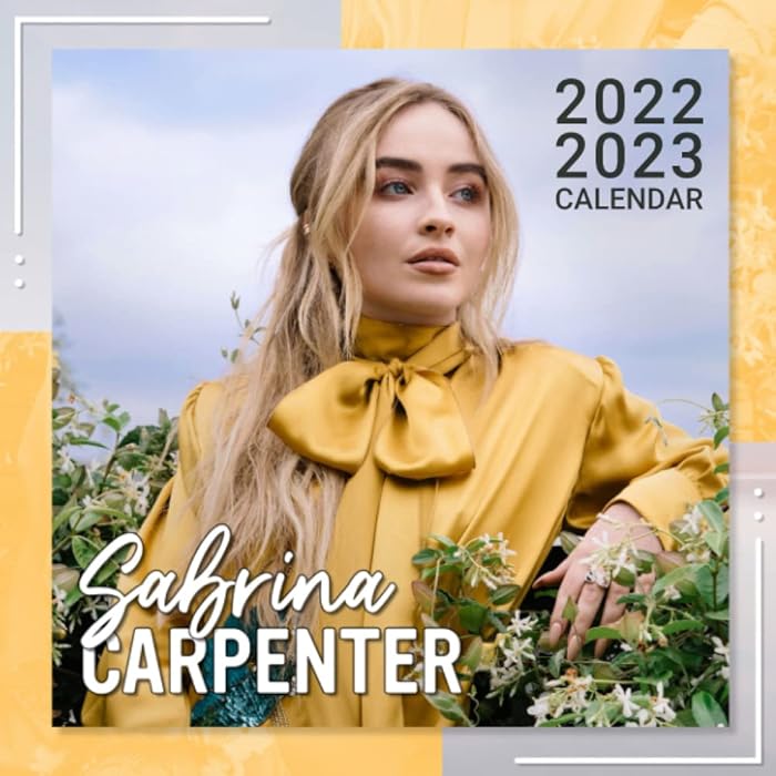 Buy Sabrina Carpenter 2022-2023 Calendar: 18 Months Calendar Jan 2022 ...