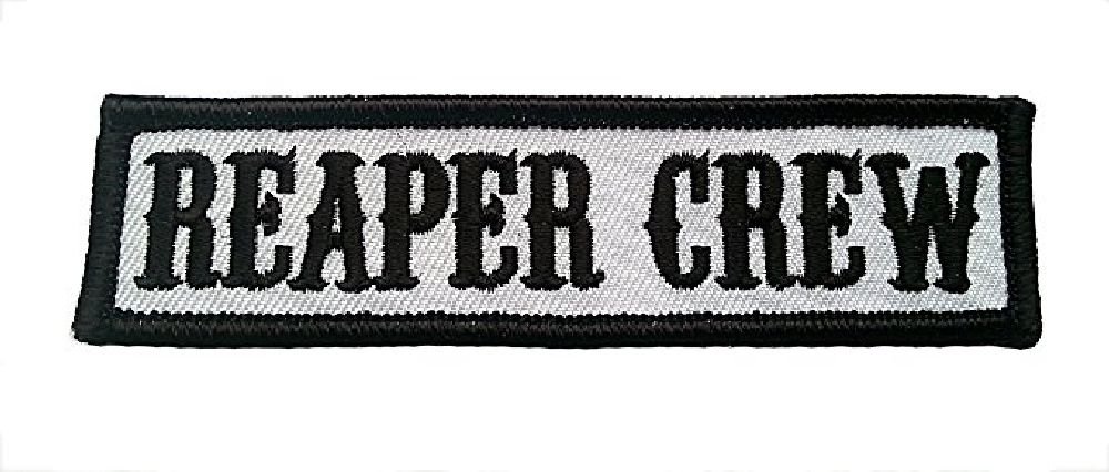 Amazon.com: Reaper Crew Outlaw Embroidered Iron on MC Patch