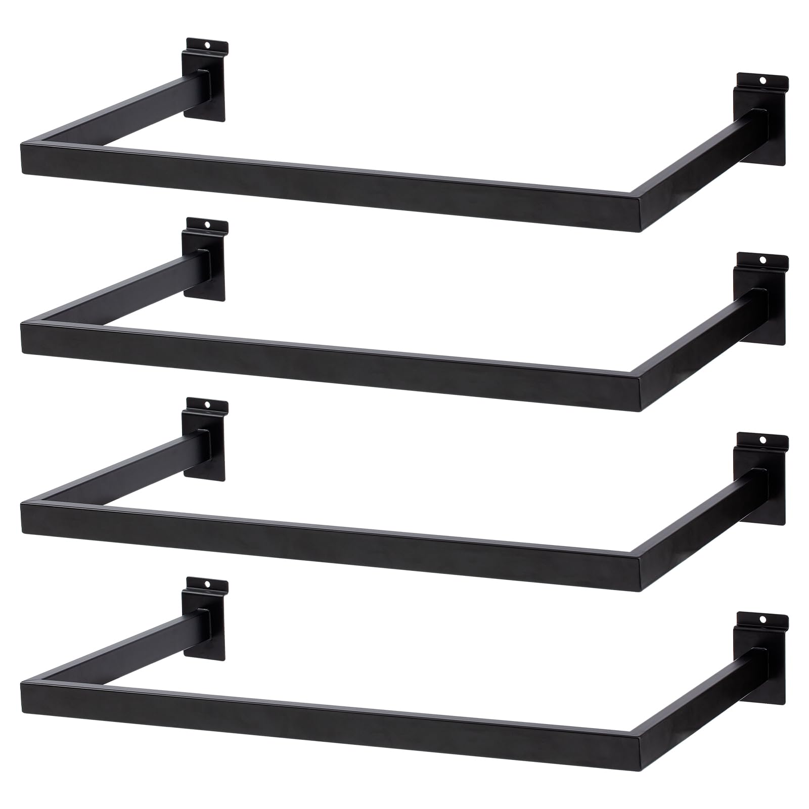 Amazon.com: SINCHEEWAY Slatwall U-Shaped Rectangular Tubing Hangrail ...
