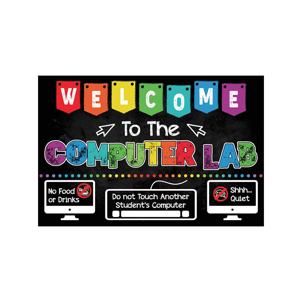 Welcome To The Computer Lab Free Technology Posters 🚨 FREE CLINIC