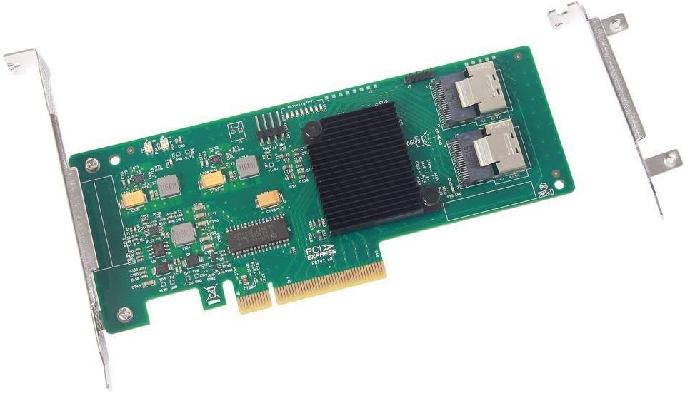 Amazon.com: 10Gtek External PCI Express SAS/SATA HBA, SAS2008 Chip, X8 ...