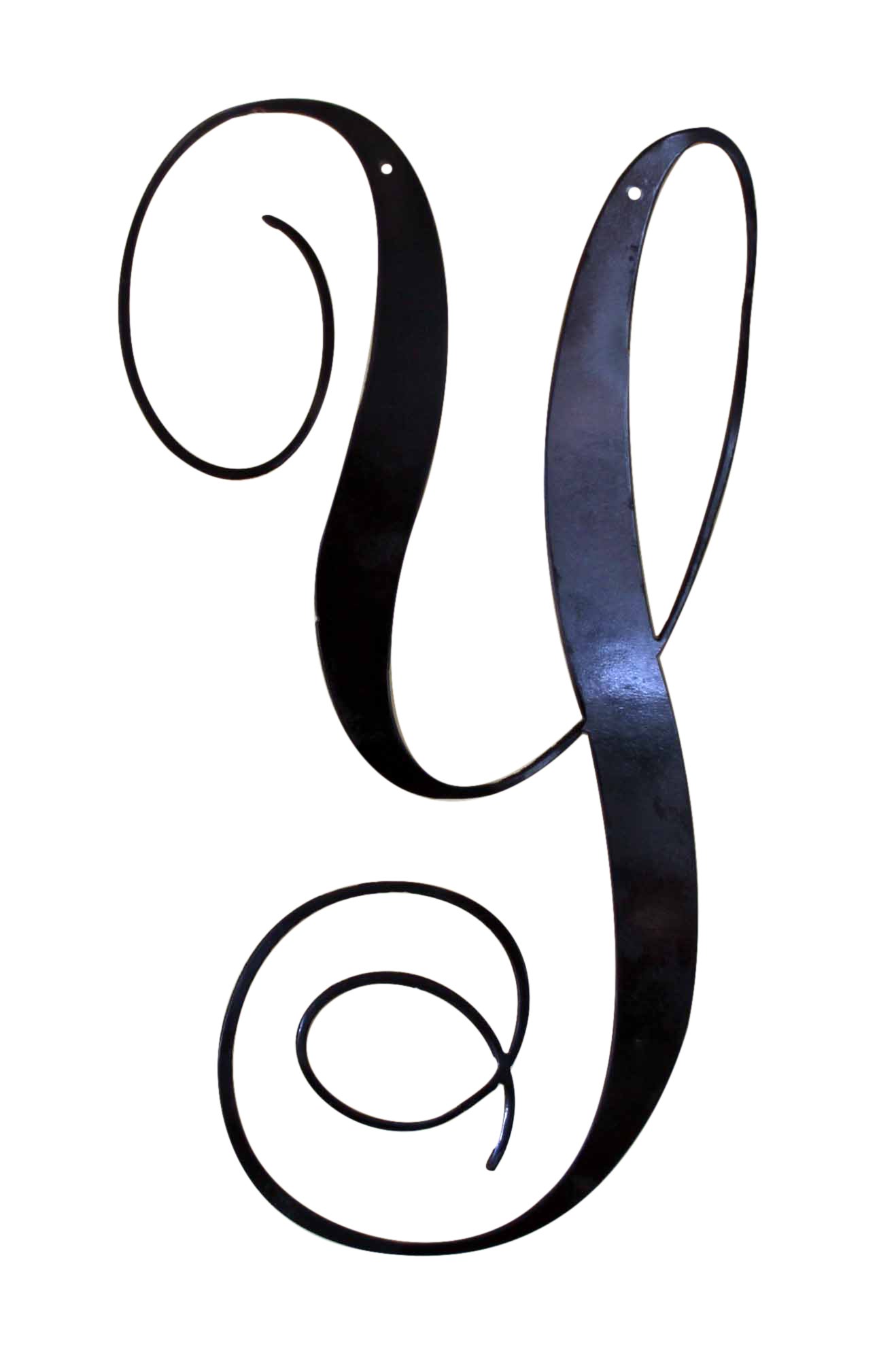 Fancy Script Letter Y