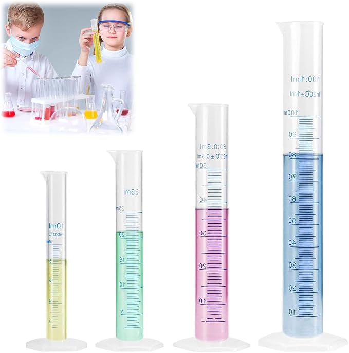 Measuring cylinder made of plastic, measuring cylinder, measuring ...