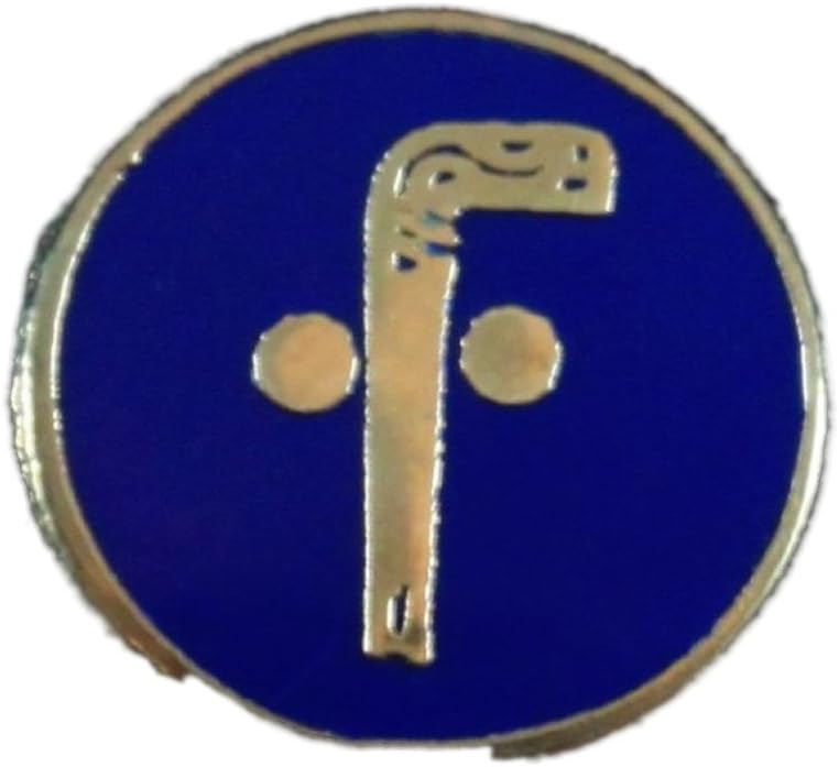 Amazon.com: Two Balls and Cane Blue Circle Masonic Freemason Lapel Pin ...