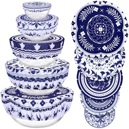 Amazon.com: Revahope 5 Pieces Bowl Covers Reusable, 5 Size Stretch ...