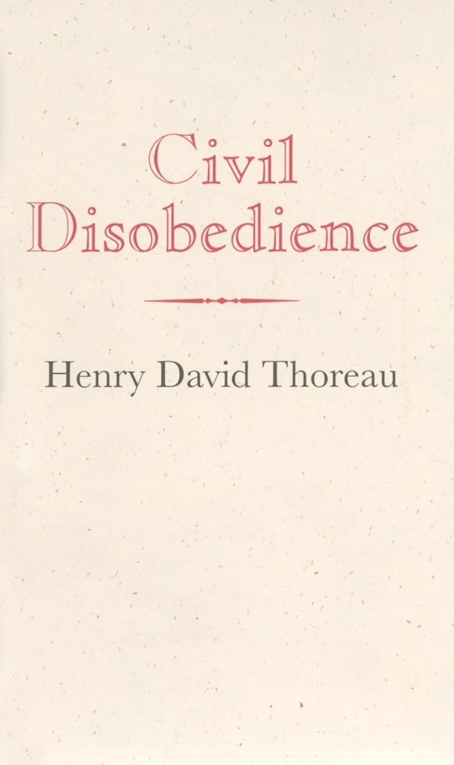 Civil Disobedience (Books of American Wisdom): Thoreau, Henry David ...