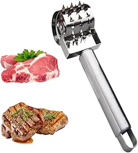 Amazon.com: Meat Tenderizer, 2024 New Stainless Steel Meat Tenderizer ...