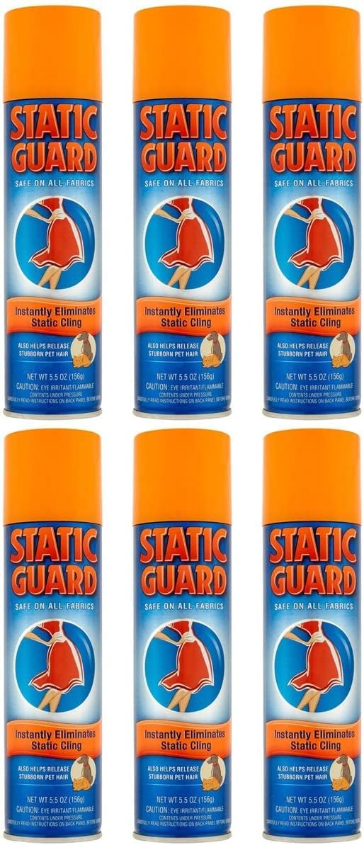 Amazon.com: Static Guard Spray 5.5 oz - Pack of 6 : Health & Household