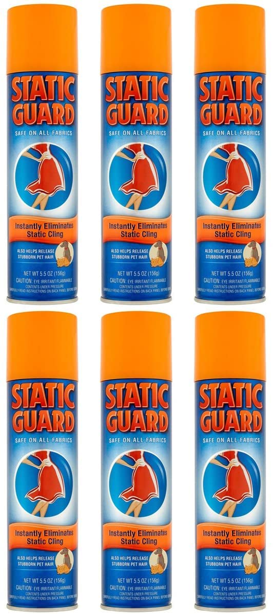 Amazon.com: Static Guard Spray 5.5 oz - Pack of 6 : Health & Household