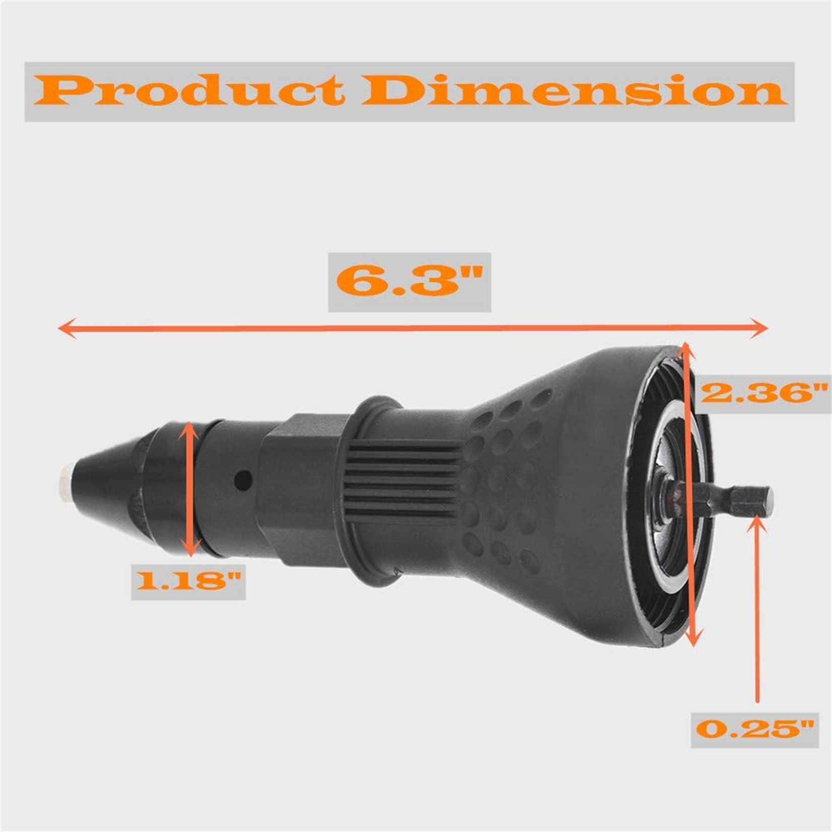 Snapklik.com : Electric Rivet Nut Gun Drill Adapter Cordless Drill ...