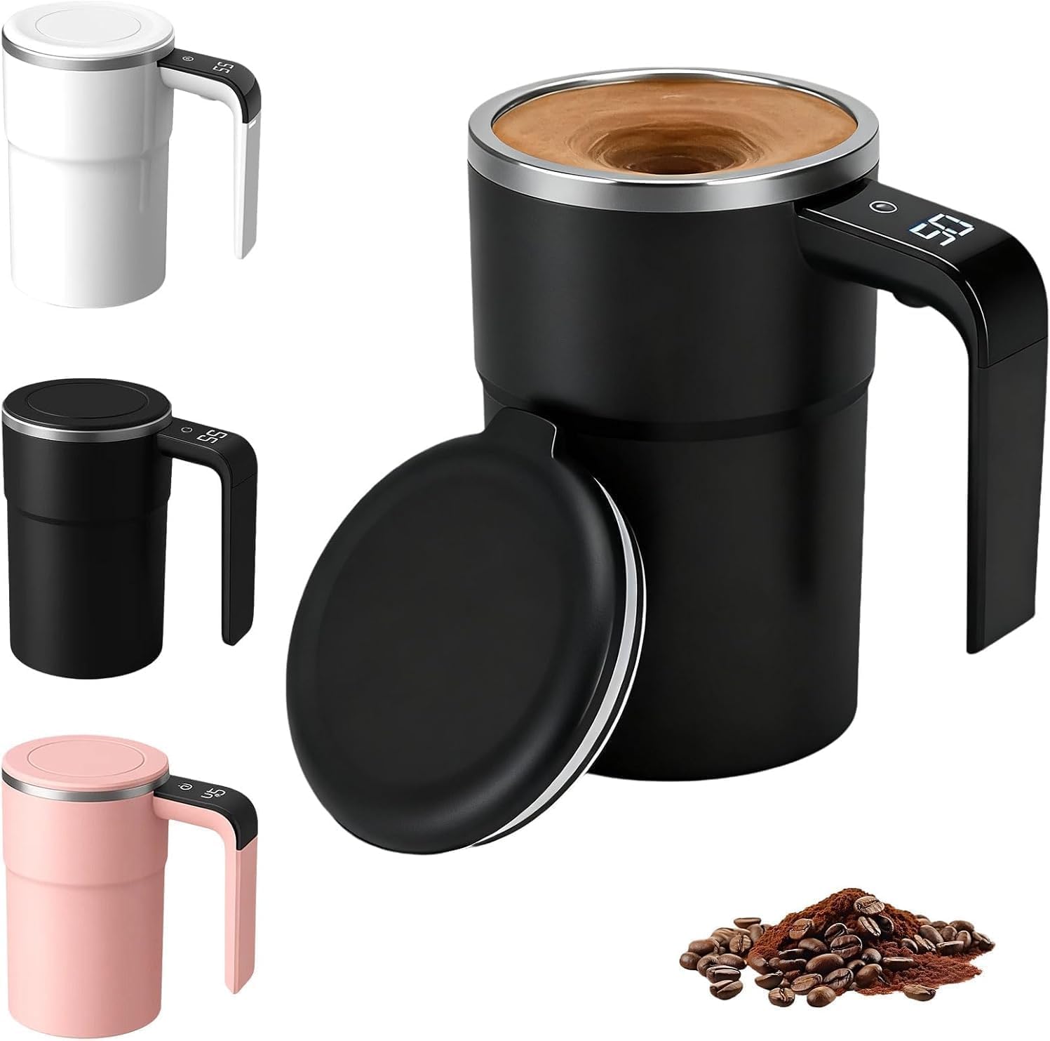 Automatic Self Stirring Coffee Mug, Electric Mixing Cup with Magnetic ...