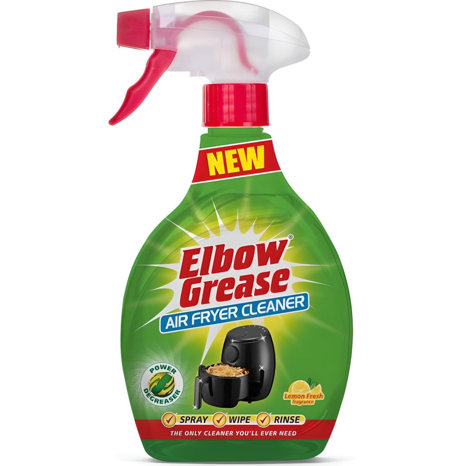 AMK® Elbow Grease Air Fryer Cleaner 500ml Powerful Degreaser Removes ...