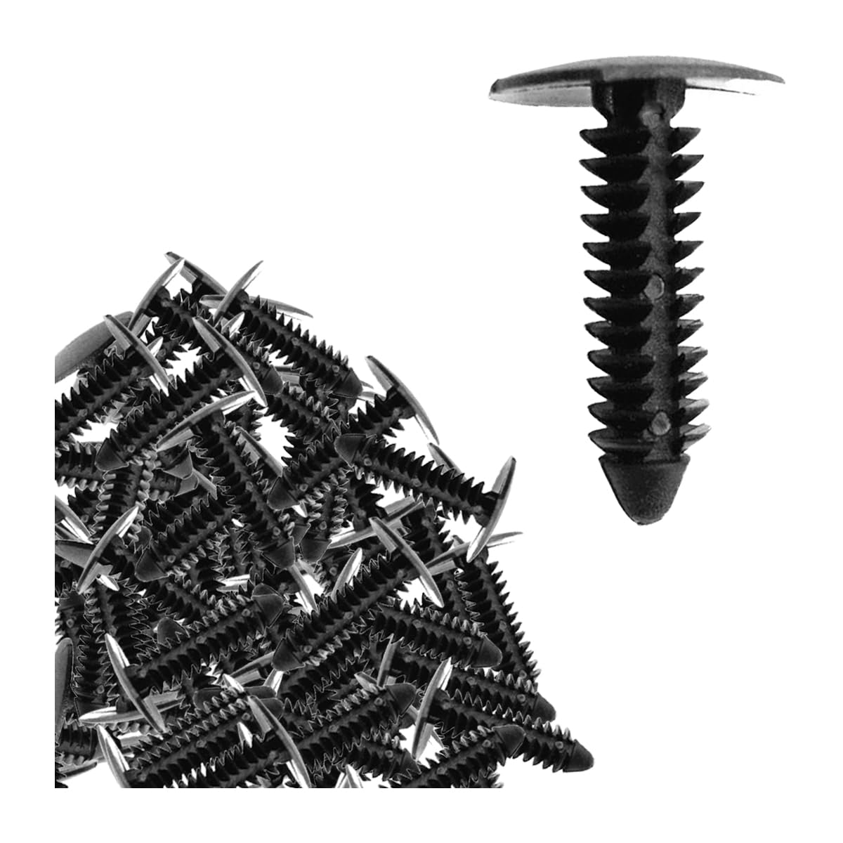 Snapklik.com : 100 Pcs Car Bumper Fastener Clips, Nylon Bumper Plugs ...