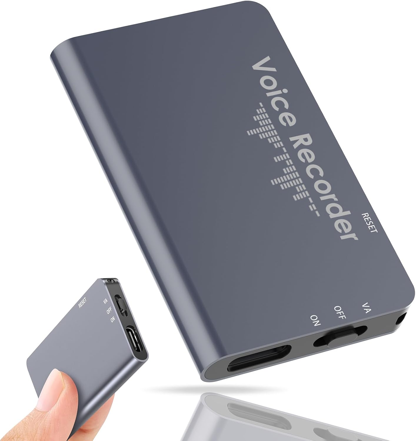 Amazon.com: 64GB Magnetic Voice Recorder with Playback: 768 Hours Voice ...