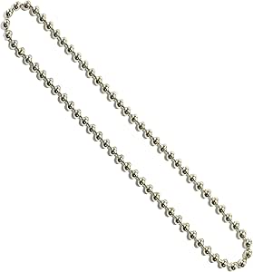 Amazon.com: 3.2mm Blind Metal Continuous Endless Beaded/Ball Chain Loop ...