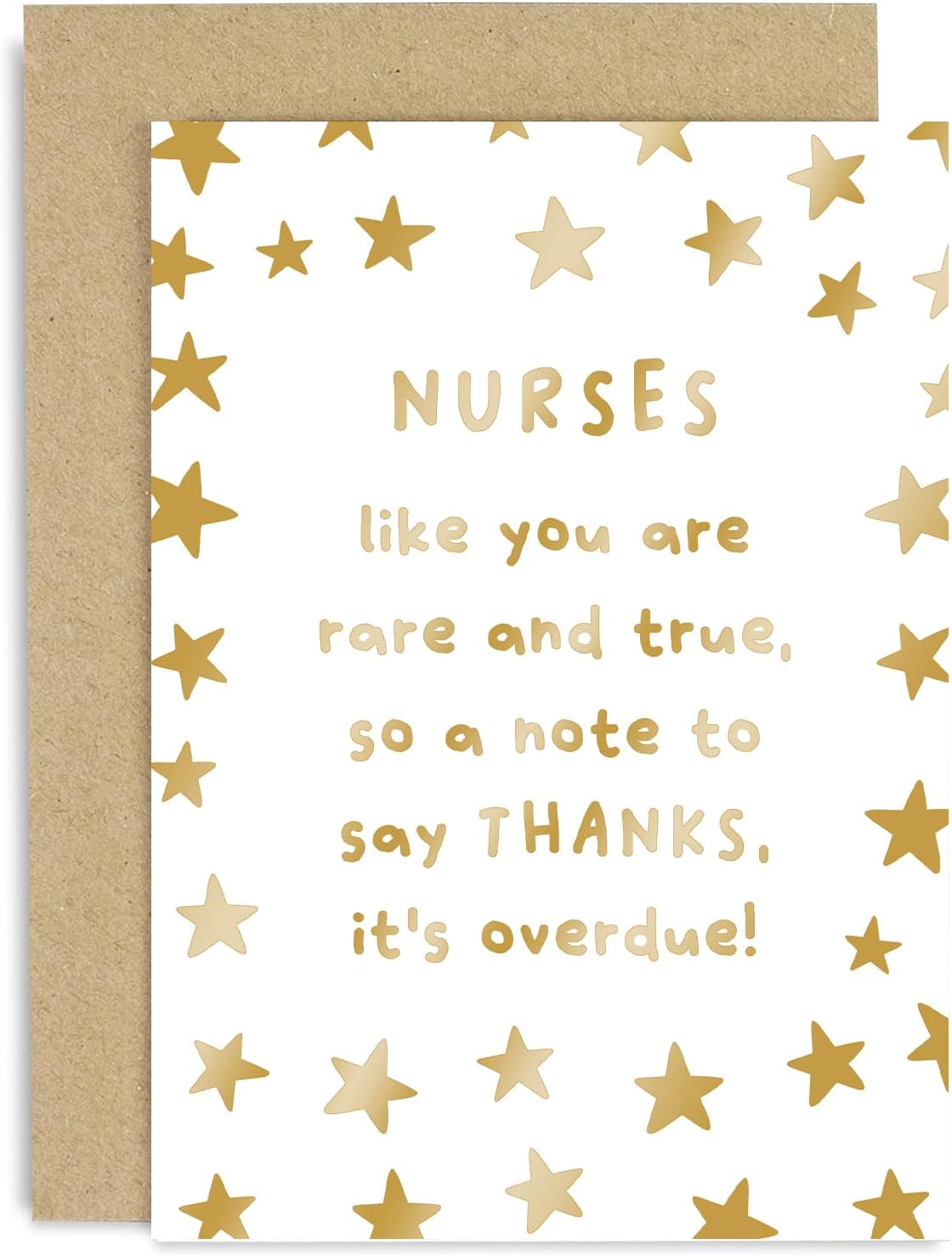 Amazon.com : Old English Co. Nurse Thank You Card - Gift for Nurse NHS ...