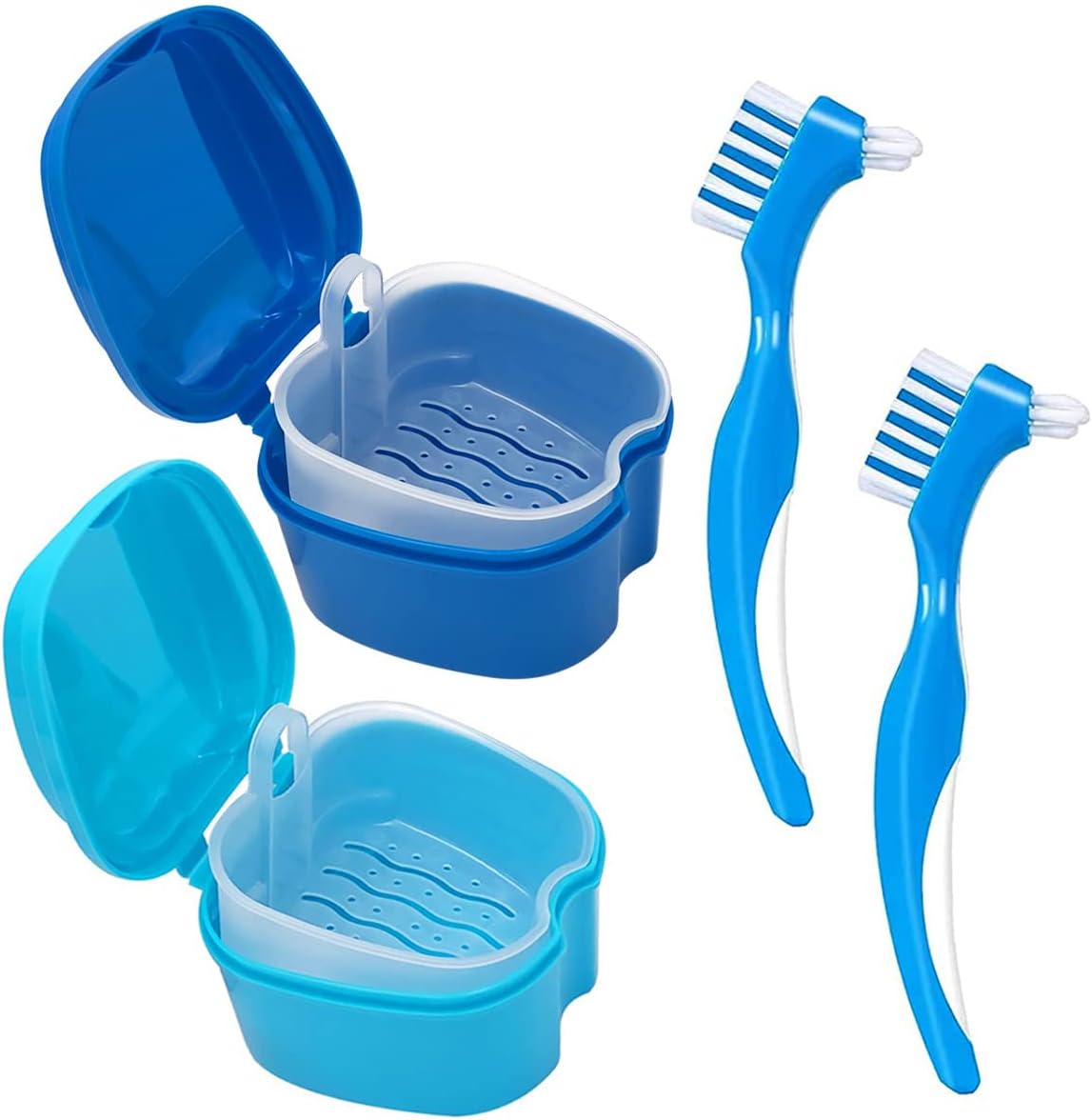 Amazon.com : BTwood - Denture Bath Kit - Includes 2 Denture Bath Cups ...