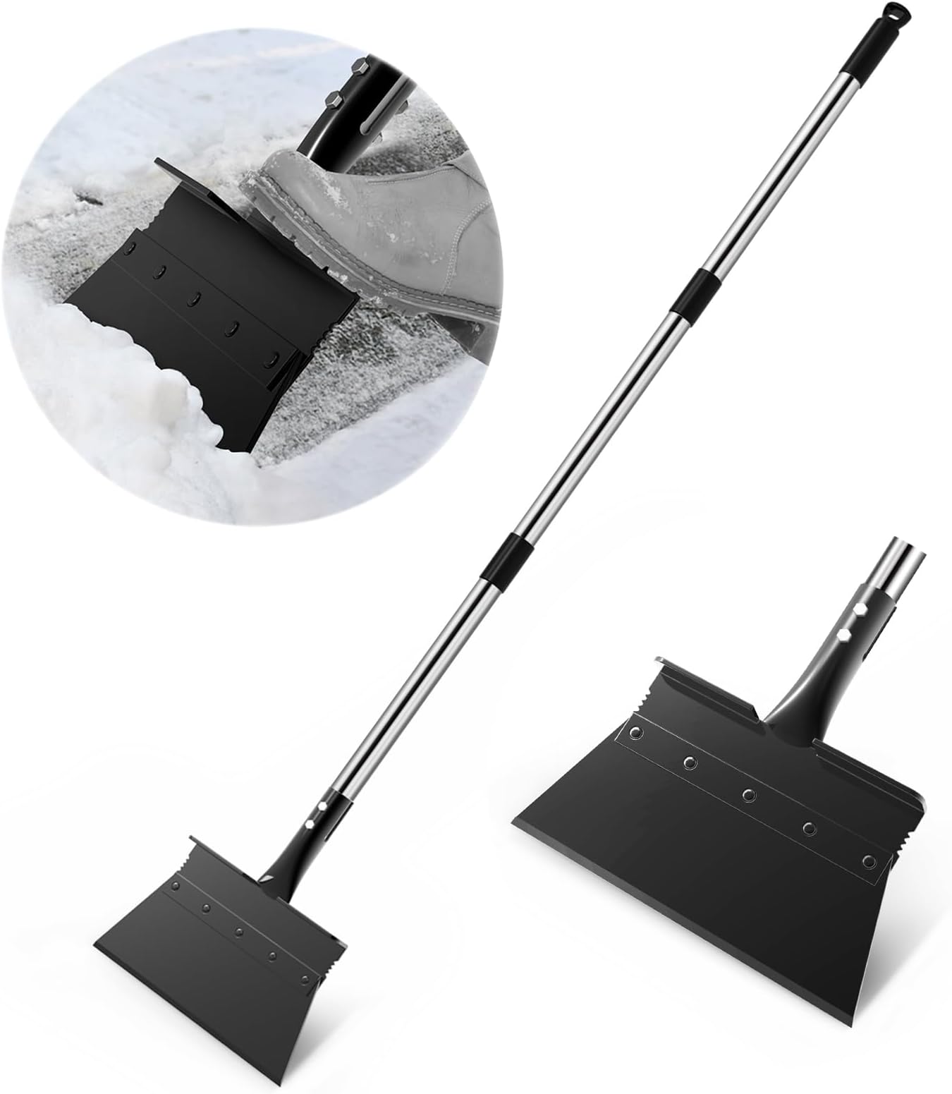Amazon.com : 45'' Extendable Ice Brush and Ice Scraper 40'' Car Snow ...