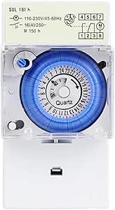 Amazon.com: SUL181H Mechanical Timer 24 Hours Time Switch Relay 230V ...