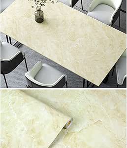 Amazon.co.jp: QQZSG 壁紙シール 大理石シート リメイクシート 大理石調 光沢型 花崗岩 御影石 インテリアシート カッティングシート 60cmx300cm はがせる壁紙 ...