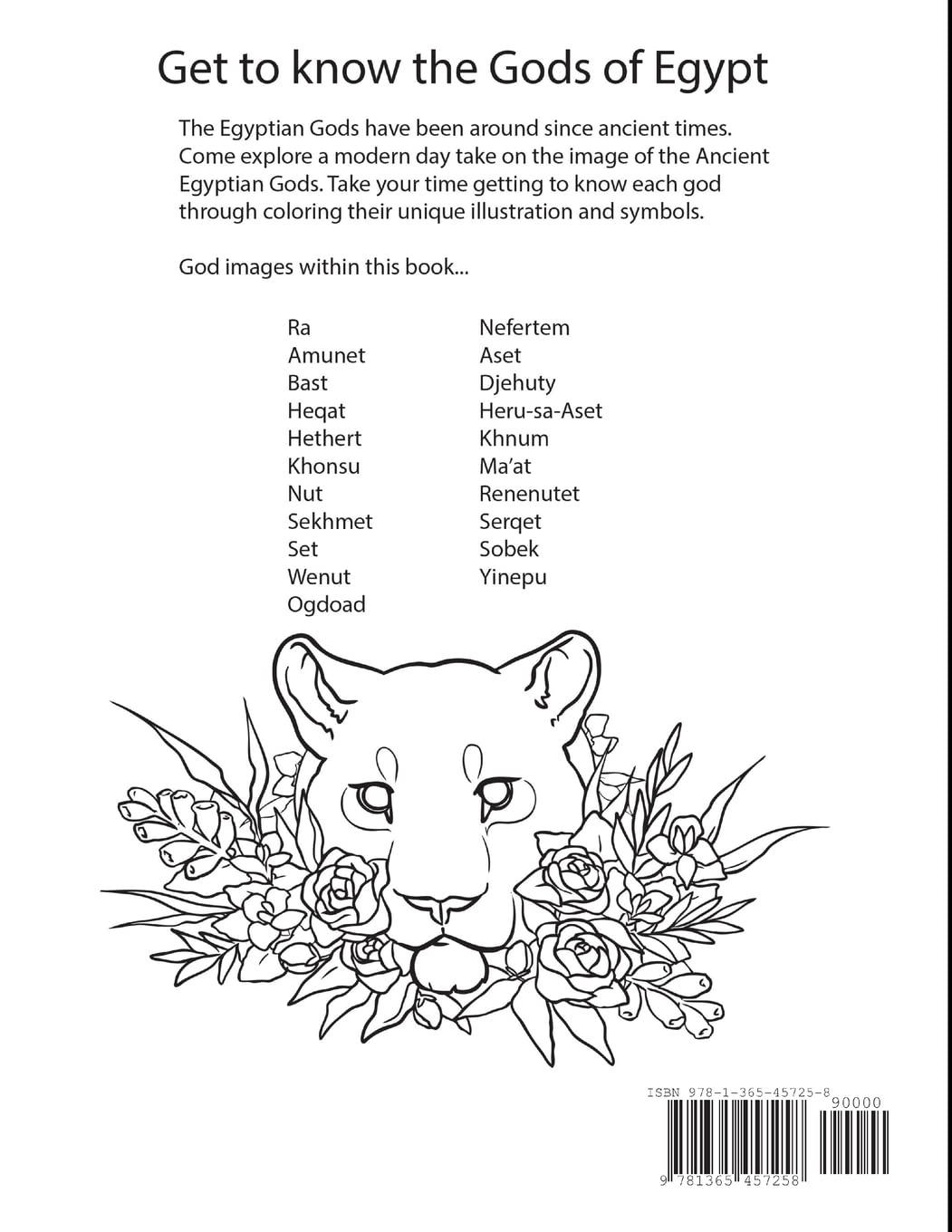 Egyptian Gods : Coloring Book – The Ancient World Egypt and the ANUNAKI