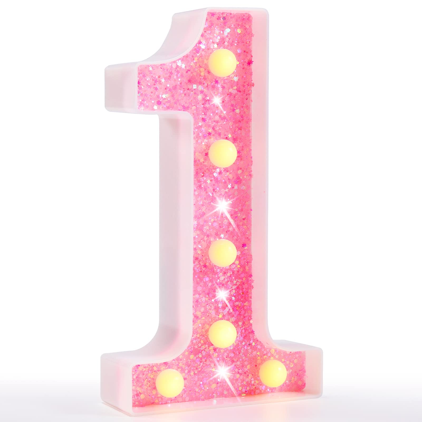 Snapklik.com : Marquee Numbers Lights, Light Up Numbers Battery Powered ...