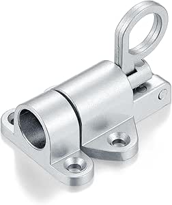 Amazon.com: Wocoe 3 Packs Silvery Spring-Loaded Latches - Aluminum ...