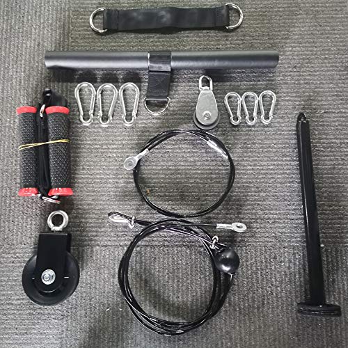 Buy Slsy Weight Pulley System Gym 2-in-1 with Lift and LAT Pulldown ...