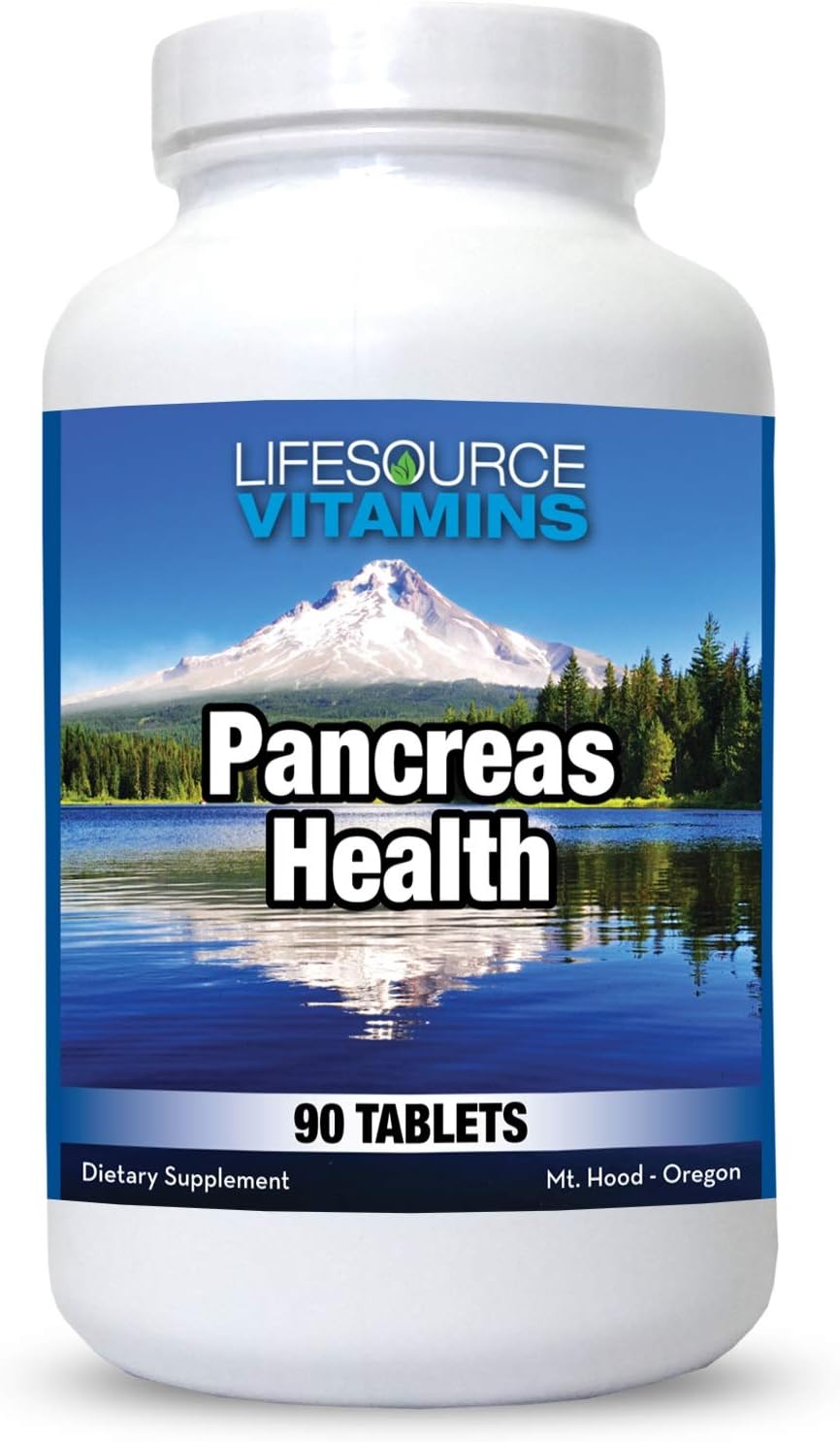 Amazon.com: LifeSource Vitamins Pancreas Health-18 All Natural ...
