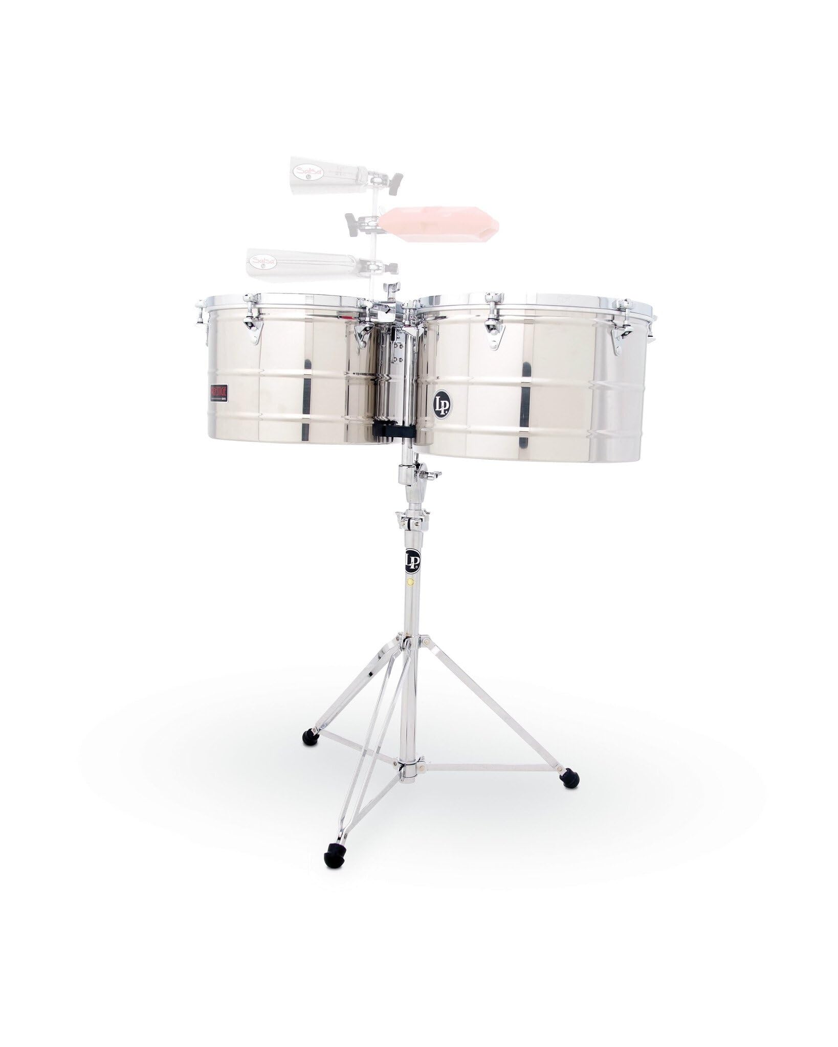 Toca TPT1415-BC Pro Line Timbale Set With Stand - Black Copper
