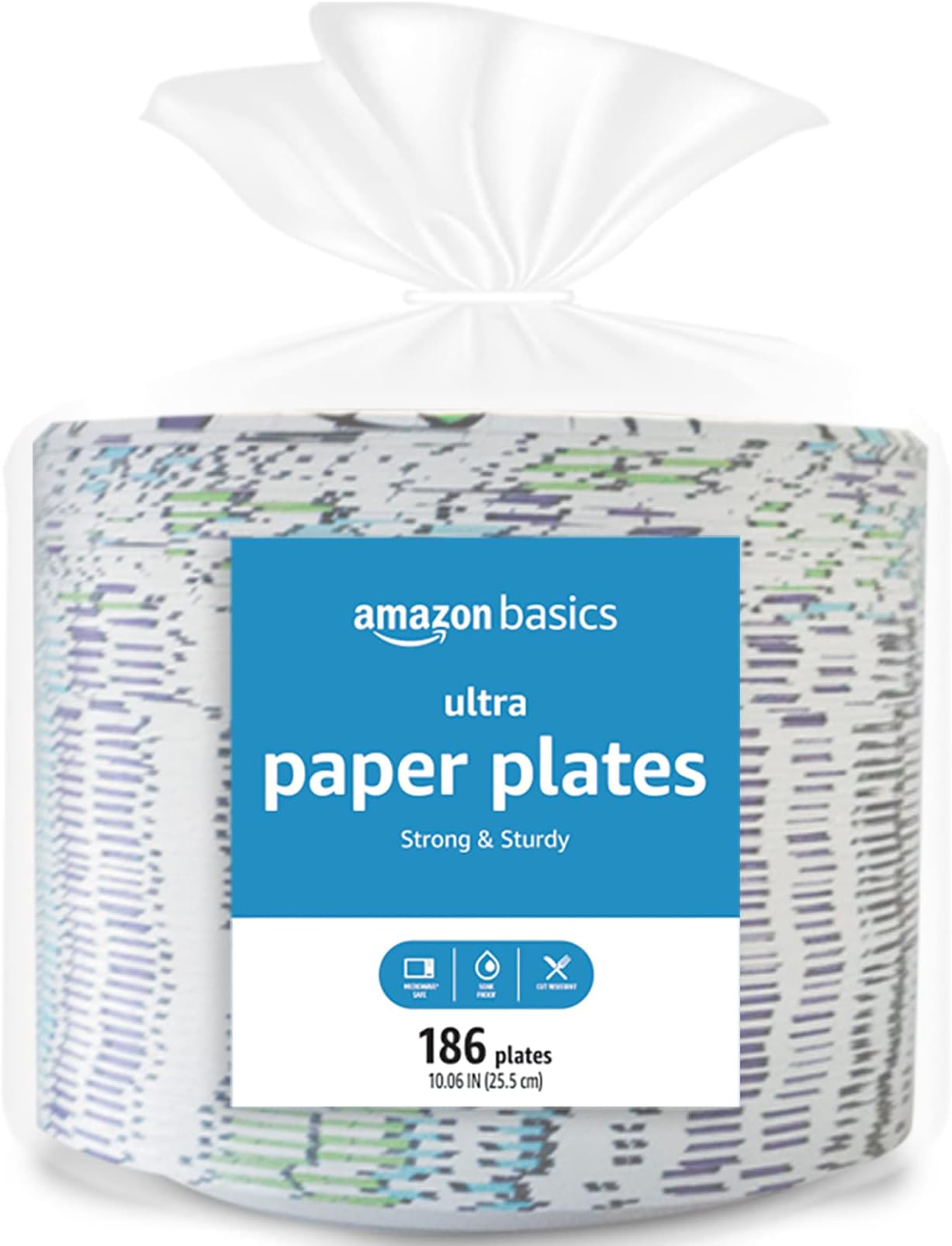 Amazon.com: Amazon Basics Everyday Paper Plates, 10.6 Inch, Disposable ...