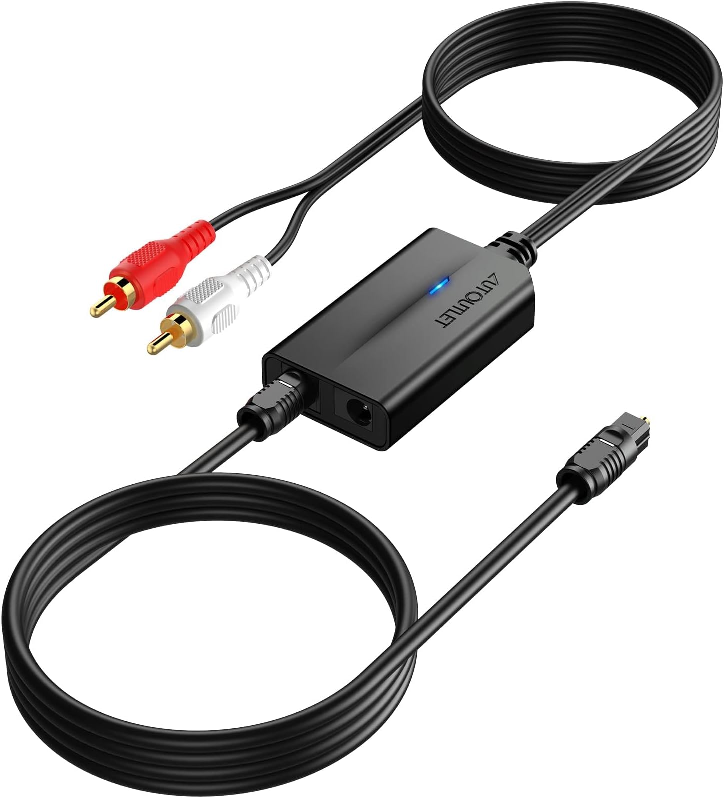 Amazon.com: Digital Optical Coax to Analog R/L audio converter ...