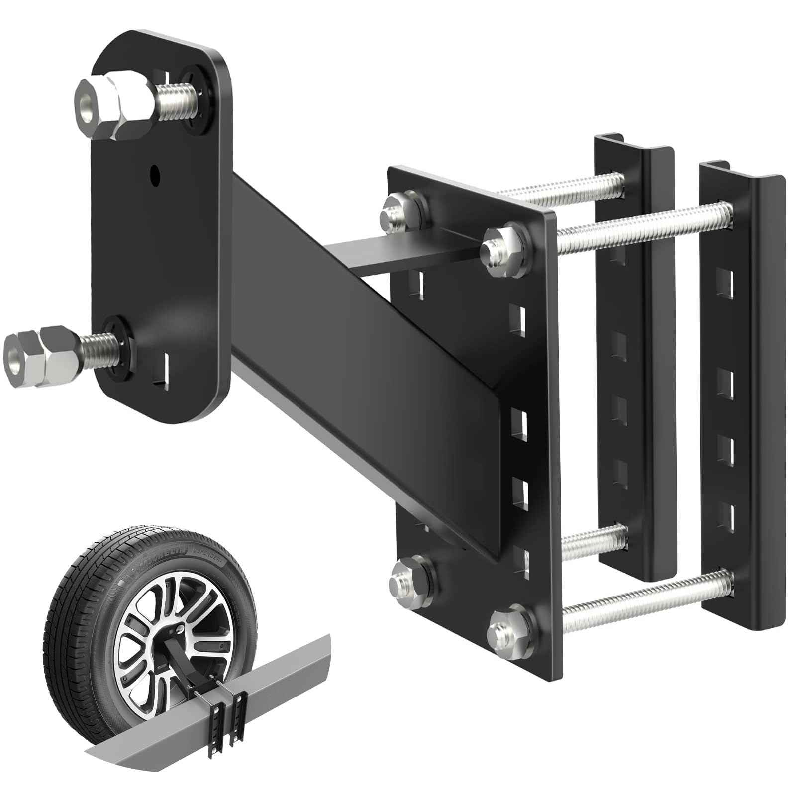 Snapklik.com : Trailer Spare Tire Mount, Spare Tire Carrier For Utility ...