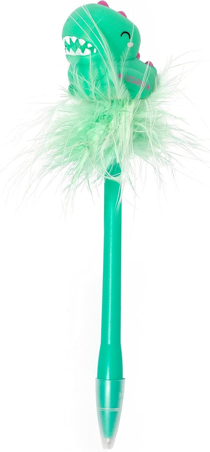 Legami - Kugelschreiber mit leuchtendem Dinosaurier, Writing is Magic ...