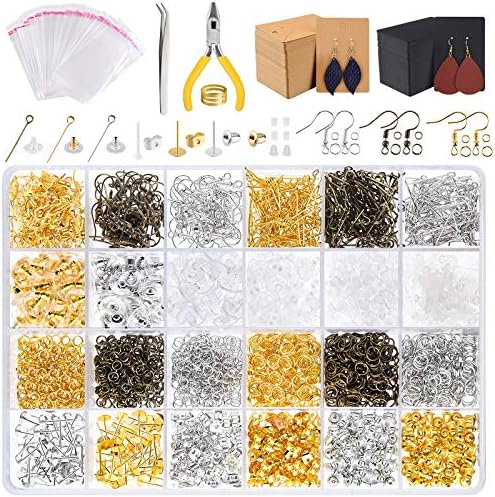 120 PCS Earring Making Kit, S925 Silver Earring Hooks for Jewellery ...