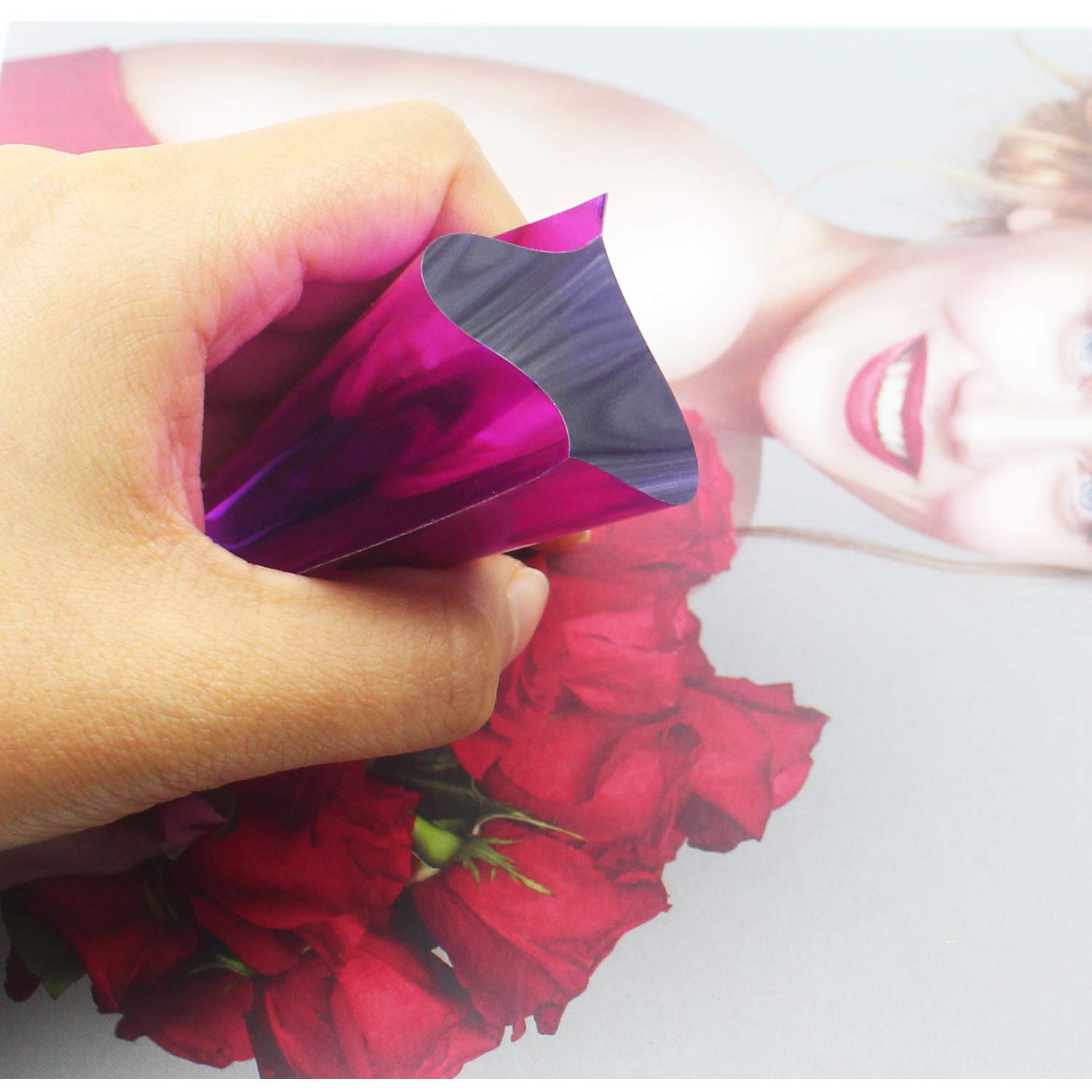 Snapklik.com : Luckkyme 500pcs Matte Sample Pack Flat Open Top Resealable Tear Notch Aluminum ...