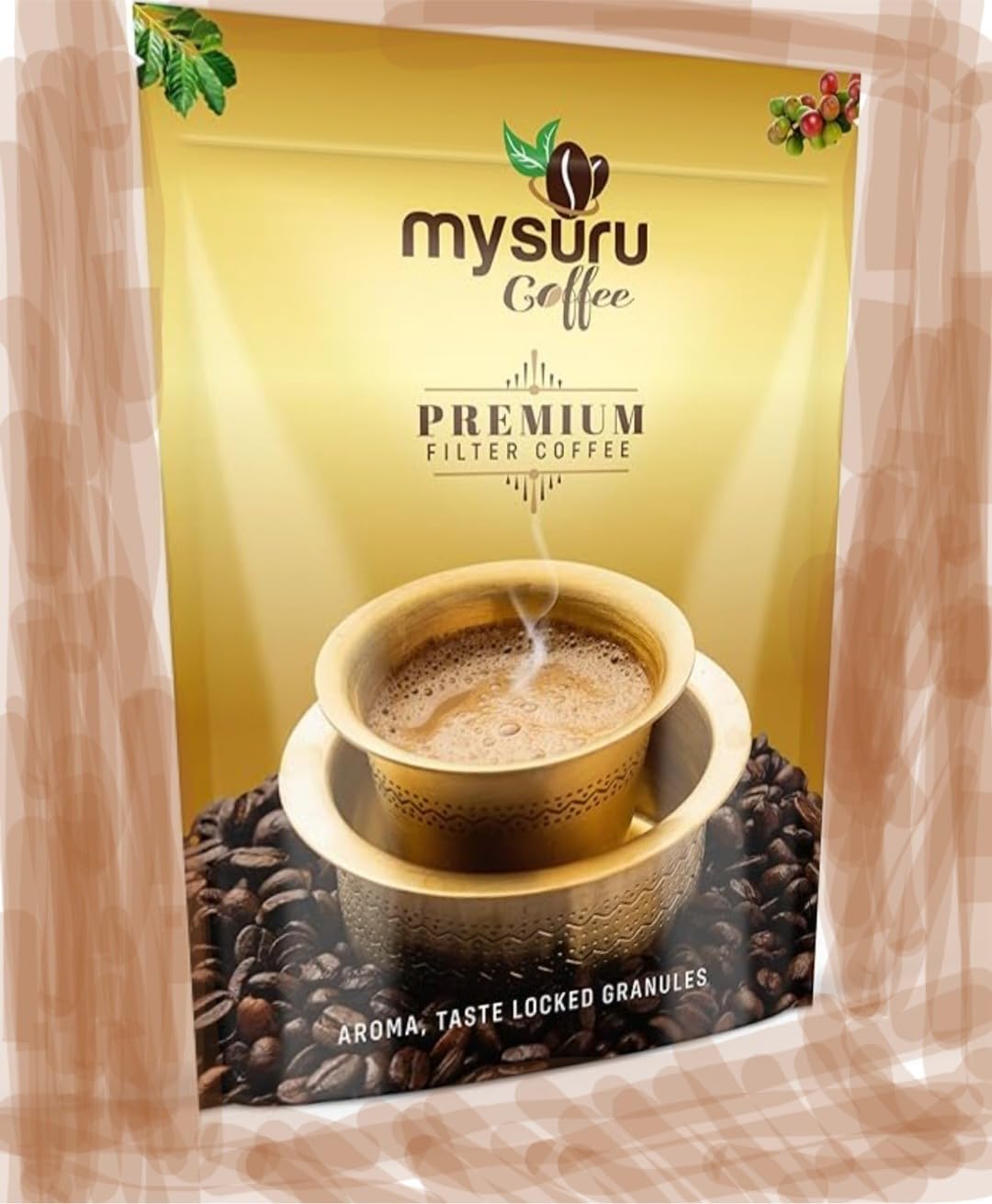 MYSURU COFFEE Premium Filter Coffee Powder 500G | Aromatic Taste [80% ...