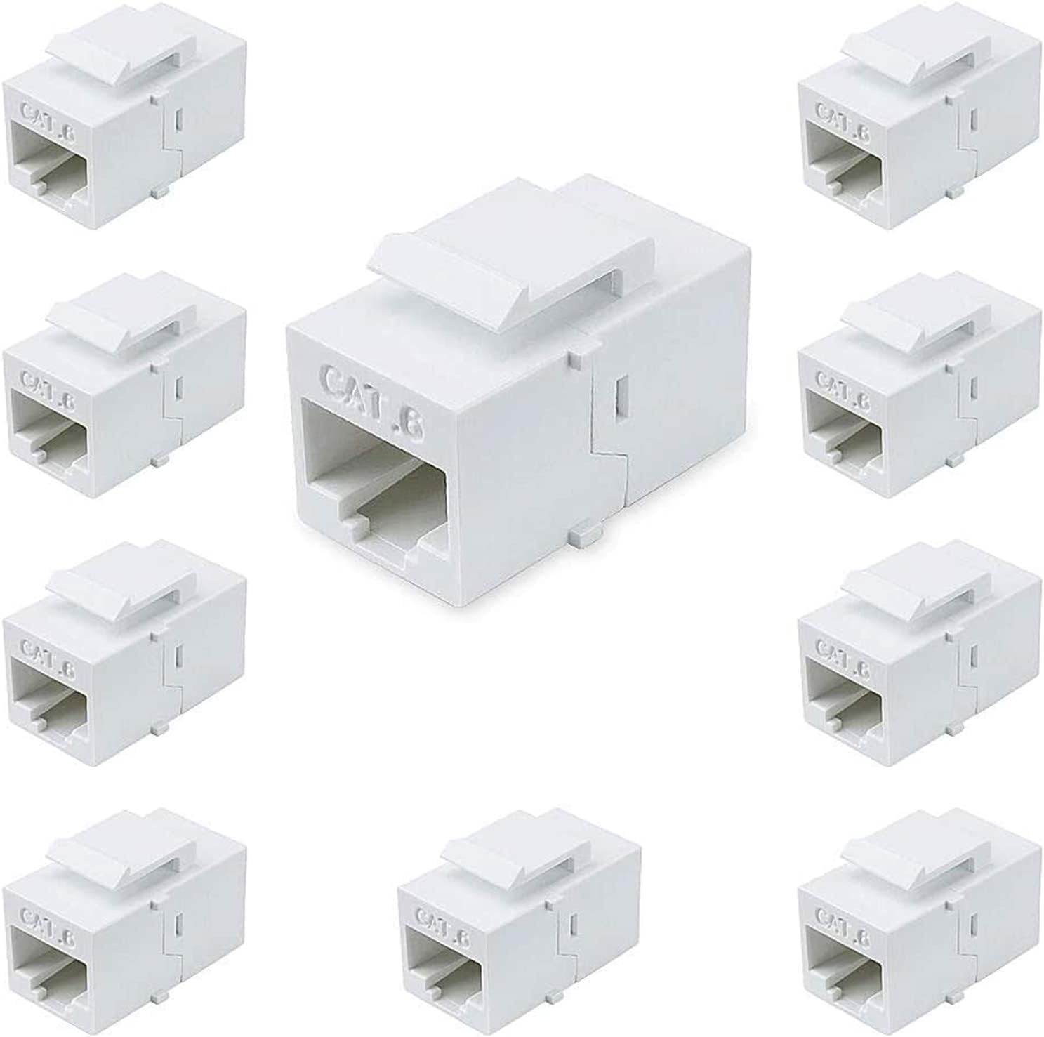 Amazon.com: VICTEK Female to Female Cat6 Keystone RJ45 Couplers, 10 ...