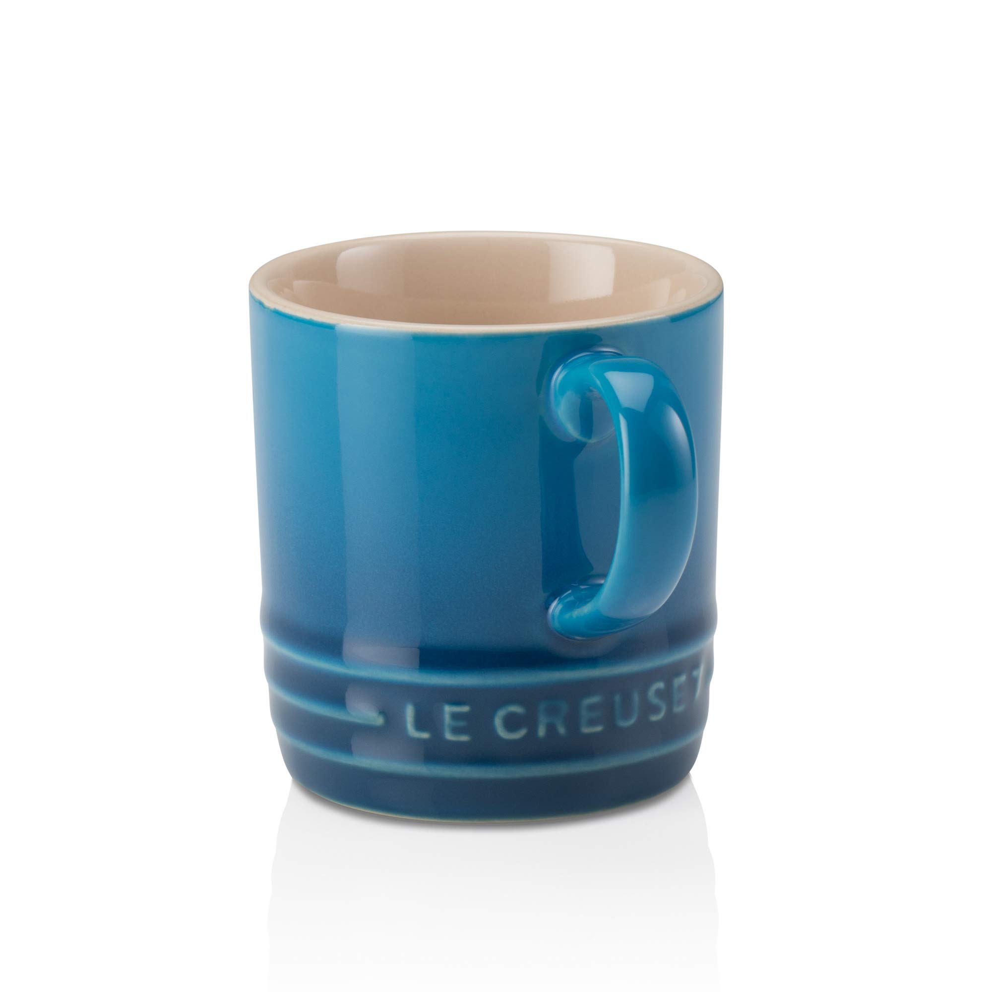 Amazon.com | Le Creuset Stoneware Espresso Mug, 100 ml, Marseille Blue ...