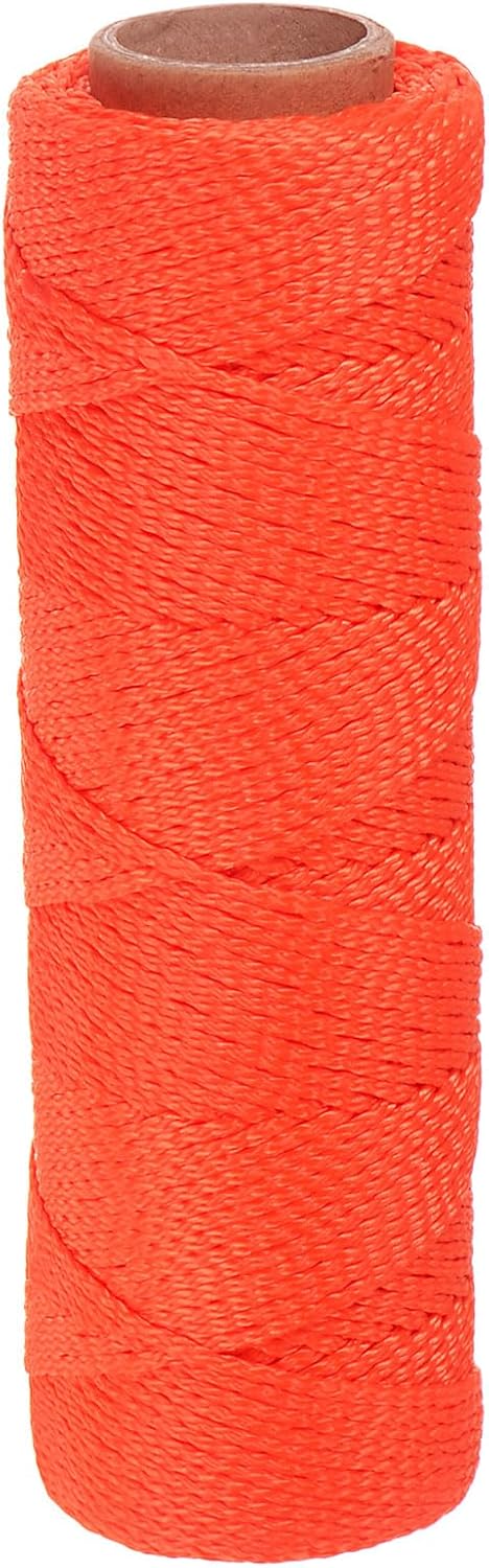 sourcing map Twisted Nylon Mason Line 1.5mm x 250 Ft Braided Twine ...